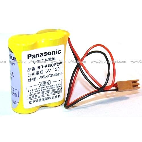 แบตเตอรี่ Panasonic BR-AGCF2W Fanuc A98L-0031-0011#L 6V Lithium Battery - XtremeMart ไฟฉายแรง ...