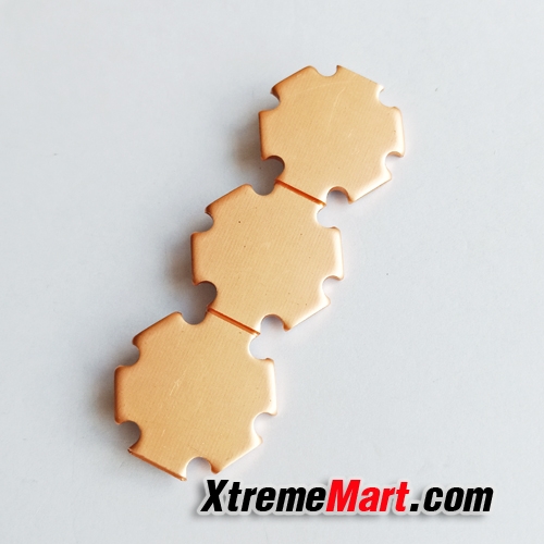 หลอด LED CREE XPL-7C แสงเหลือง 3000K 20mm 1100 LM ฐานทองแดง High Power ...