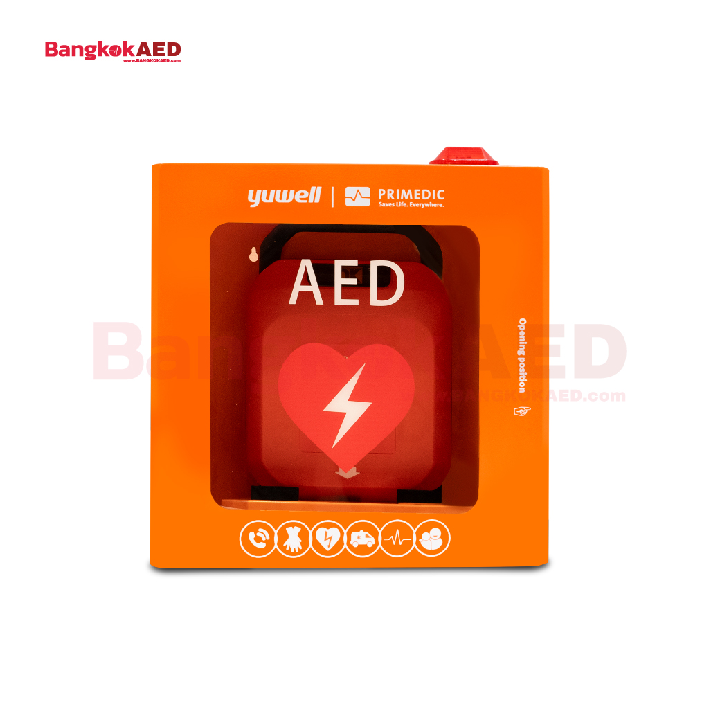 เครื่องกระตุกหัวใจไฟฟ้าชนิดอัตโนมัติ AED Yuwell รุ่น HeartSave Y8 รับประกัน 2 ปี - ฺbangkokaed ...